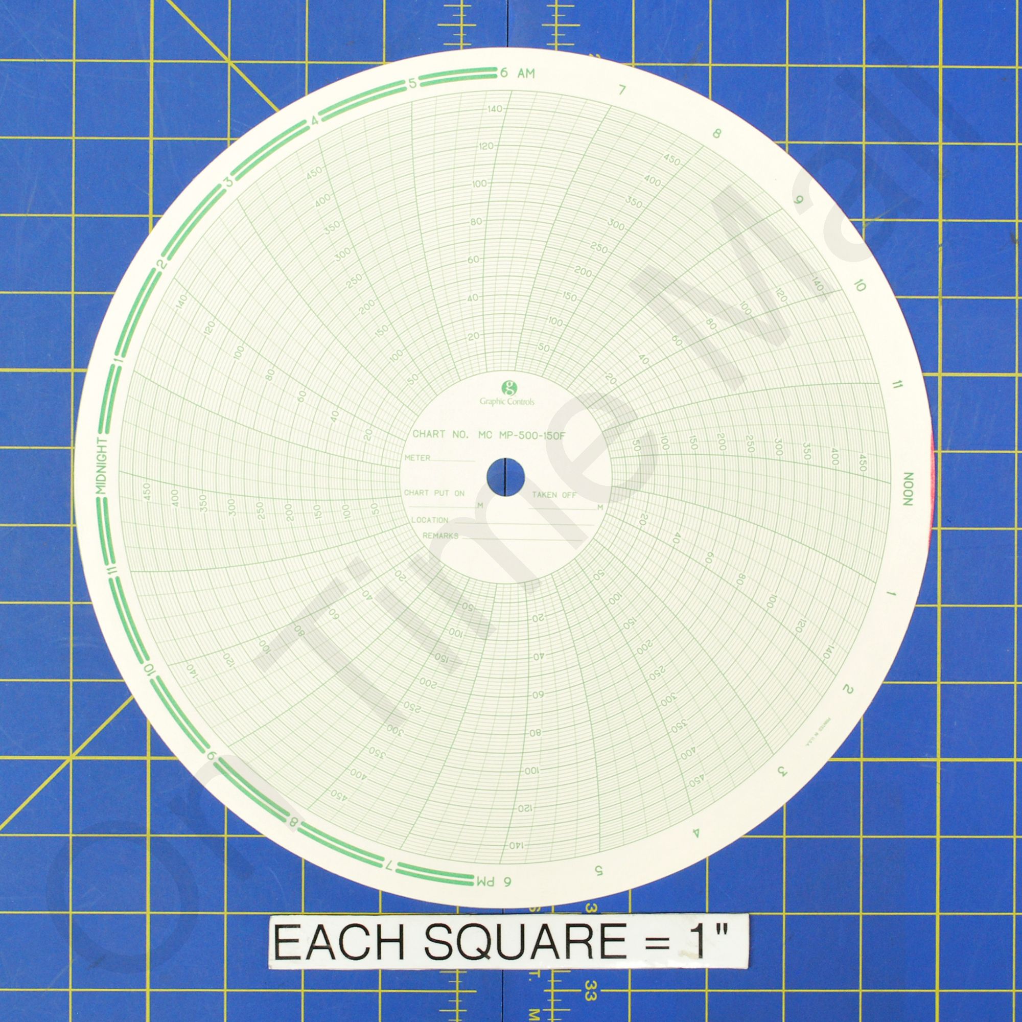 Barton MP-500-150F Circular Charts