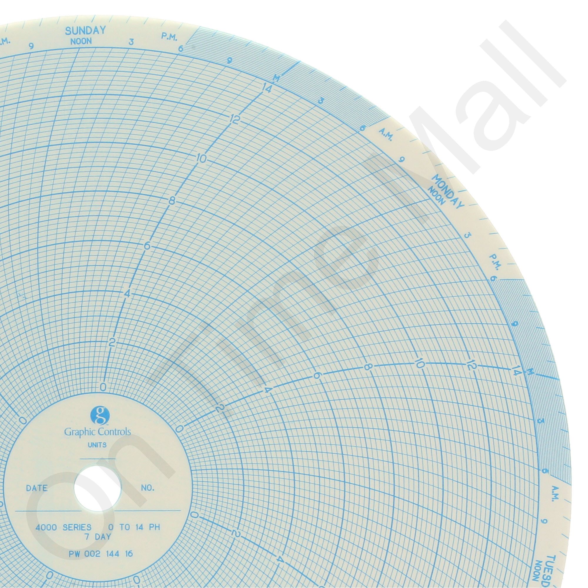Partlow 00214416 Circular Charts