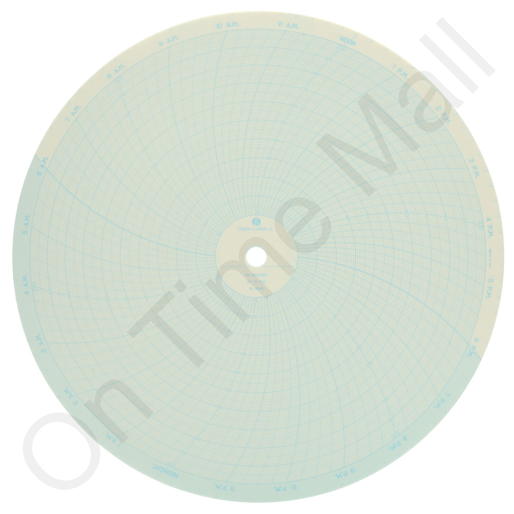 Partlow 00215305 Circular Charts